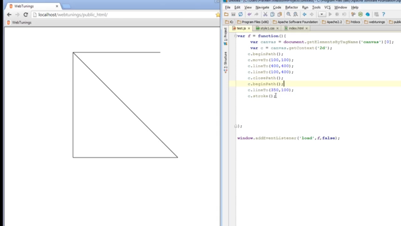Html5 Canvas And Using Closepath