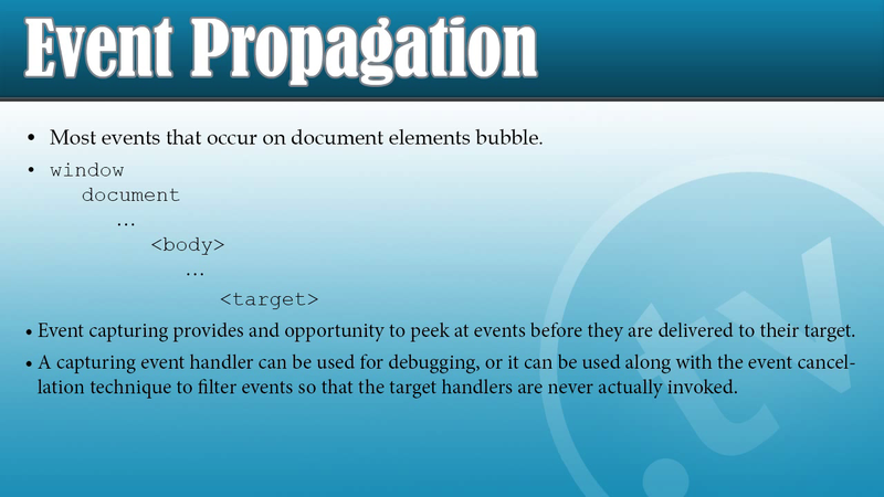 Event Propagation In Javascript