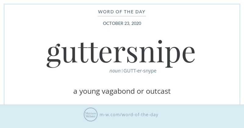 Word Of The Day Guttersnipe