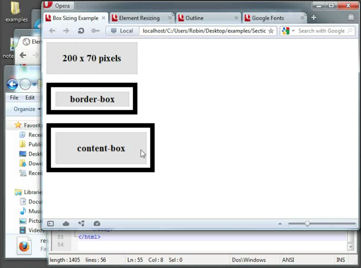 Css3 Box Sizing And Web Fonts