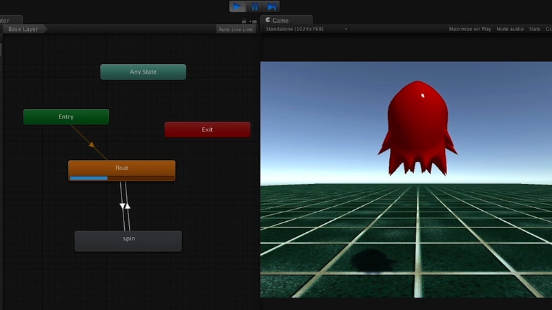 Unity 5 Animation Transitions