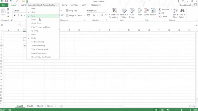 Navigating The Excel Workspace